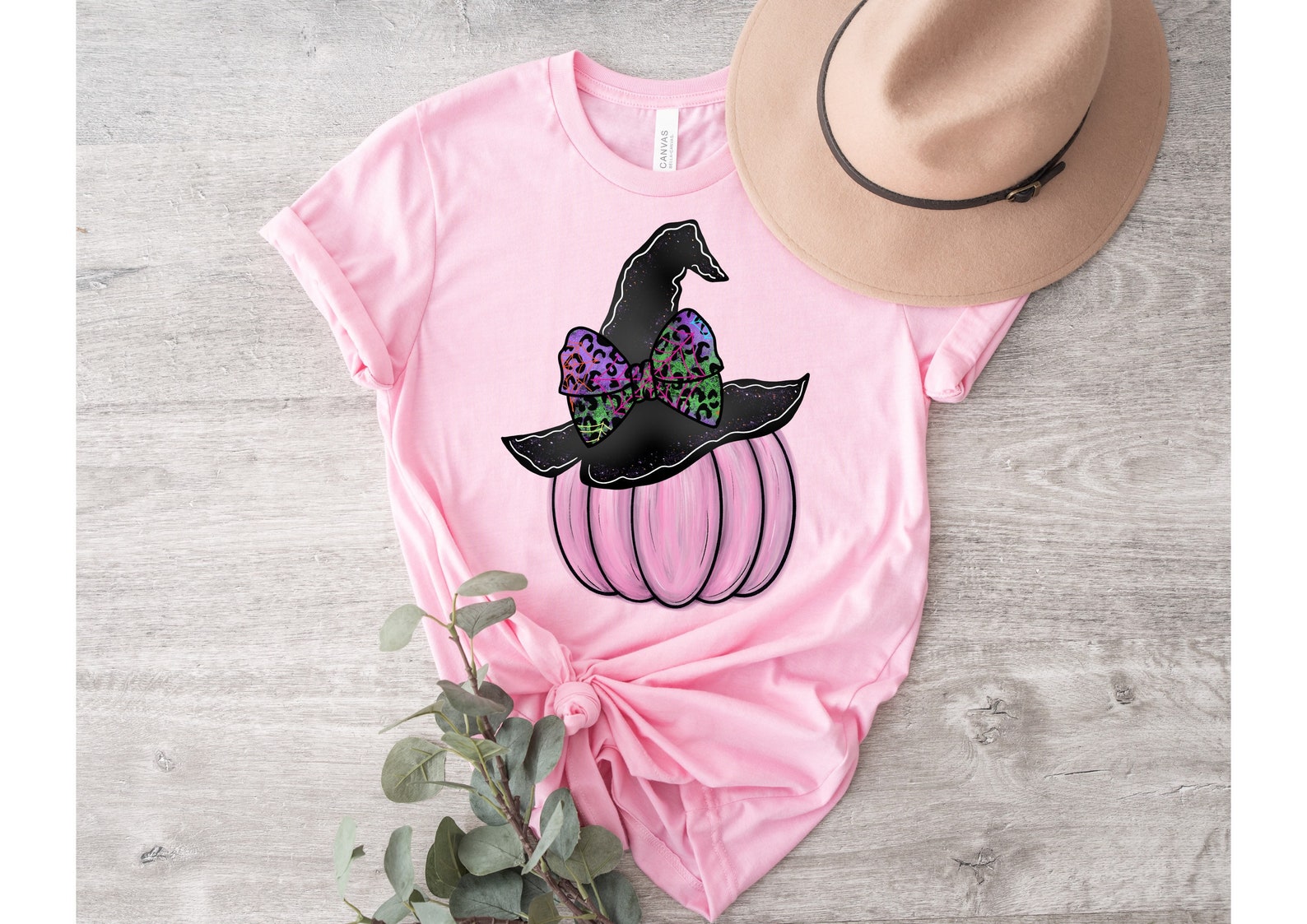 Pink Pumpkin Sublimation PNG ~ Pink Watercolor Pumpkin ~ Glitter Witch ...