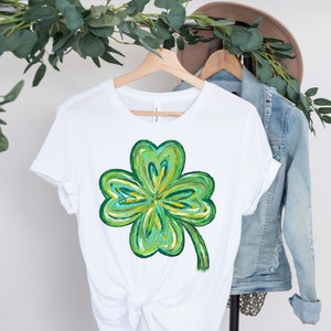 St. Patrick's Day Four Leaf Clover PNG ~ Lucky Shamrock ~ Lucky Shirt ...