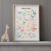 Dinosaur Alphabet Wall Art, Dino Digital Download Printable ...