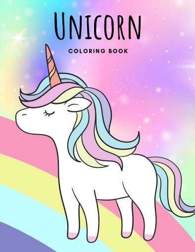 Unicorn Coloring & Activity Sheets - Etsy