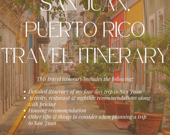 Puerto Rico Travel Guide - Etsy