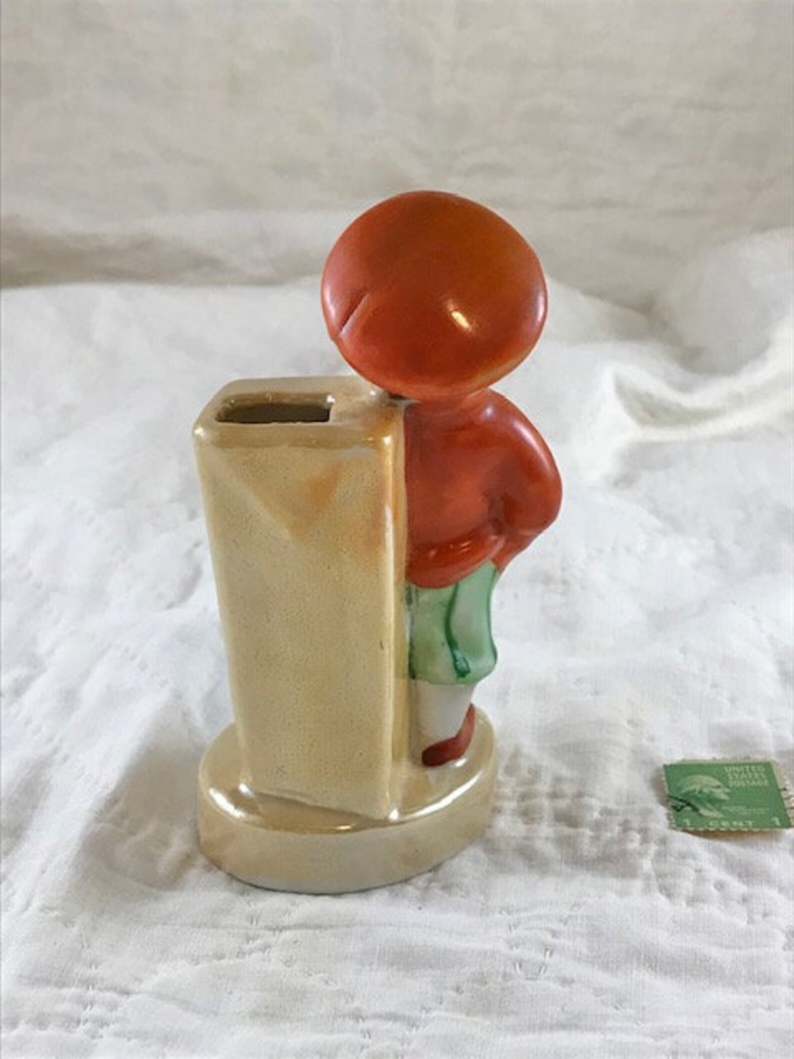 Vintage Toothbrush Holder From 1930's, Stamped Made in Japan, Depicting ...