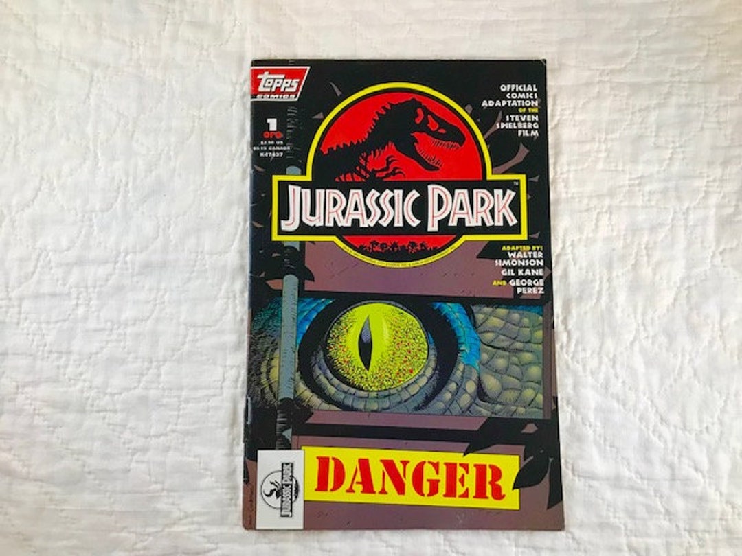 Jurassic Park Vintage Topps Comic Volume 1, Number 1, 1993, Official ...