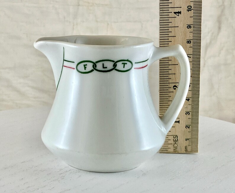 Vintage 1940's White Odd Fellows Creamer by Syracuse China - Etsy