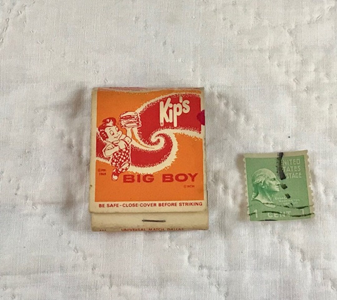 Kip's Big Boy 1969 Matchbook Measuring 4x1-1/2 - Etsy