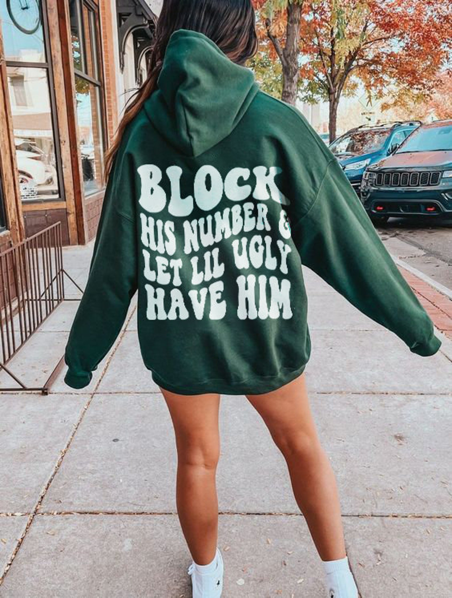Block His Number Let Lil Ugly Have Him Oversize Sweatshirt - Etsy