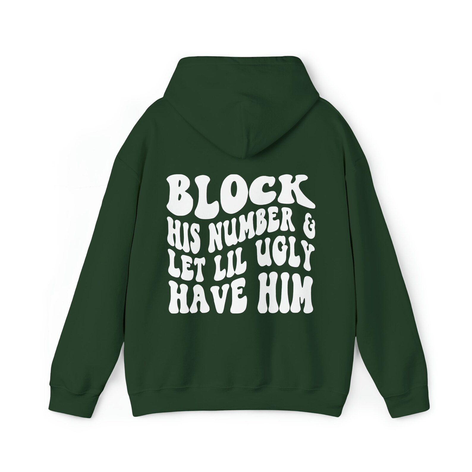 Block His Number Let Lil Ugly Have Him Oversize Sweatshirt - Etsy