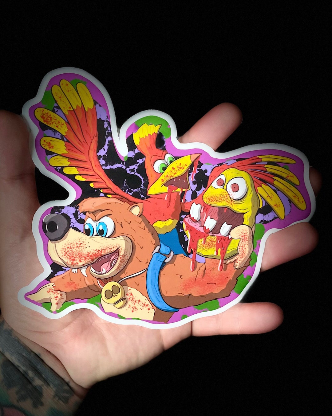 Banjo Jumbo Sticker - Etsy