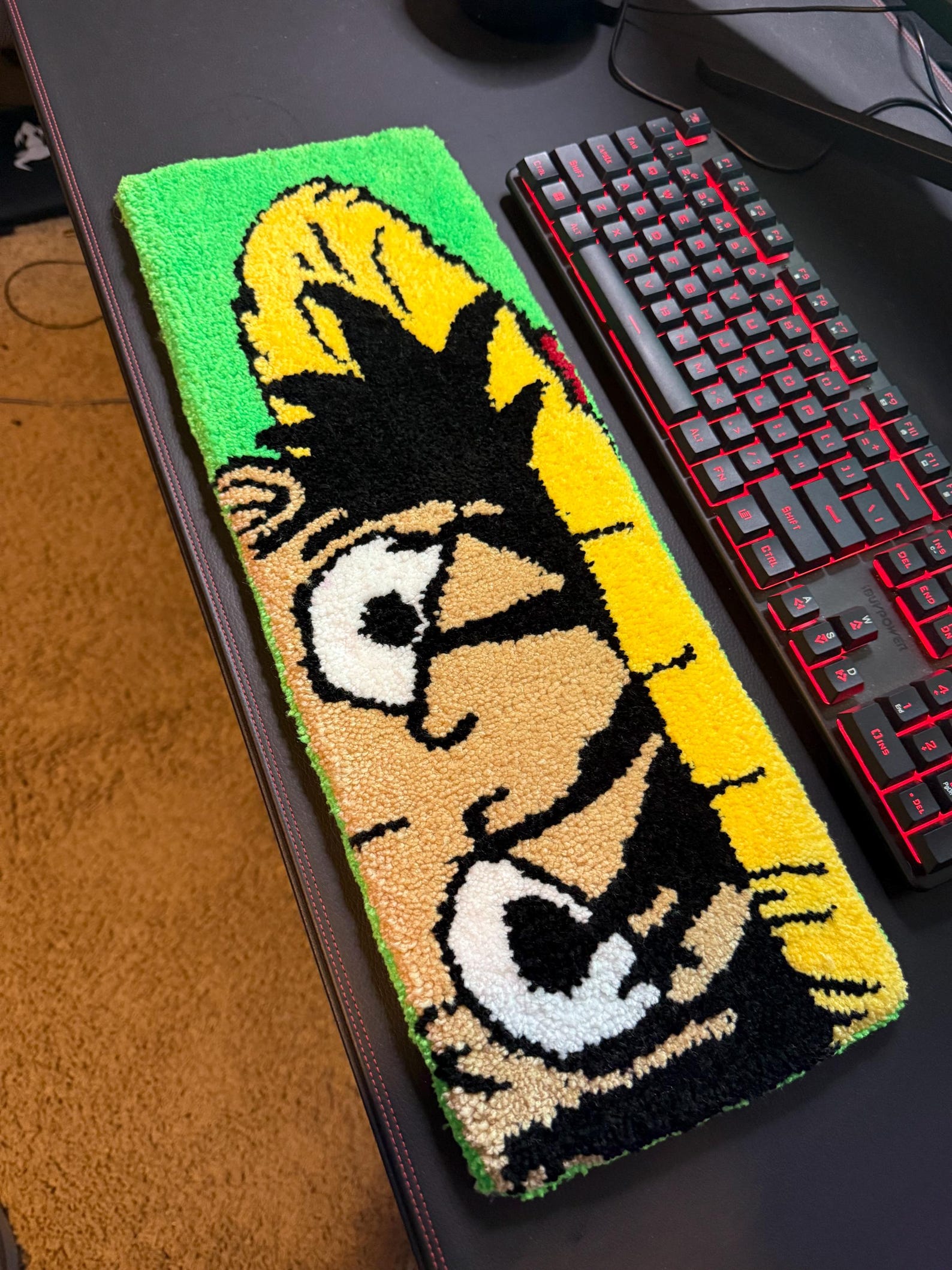 20” Luffy Keyboard Rug - Etsy