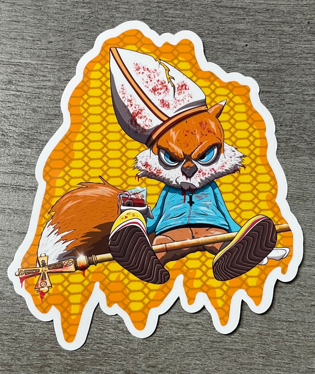 Conker Jumbo Sticker - Etsy