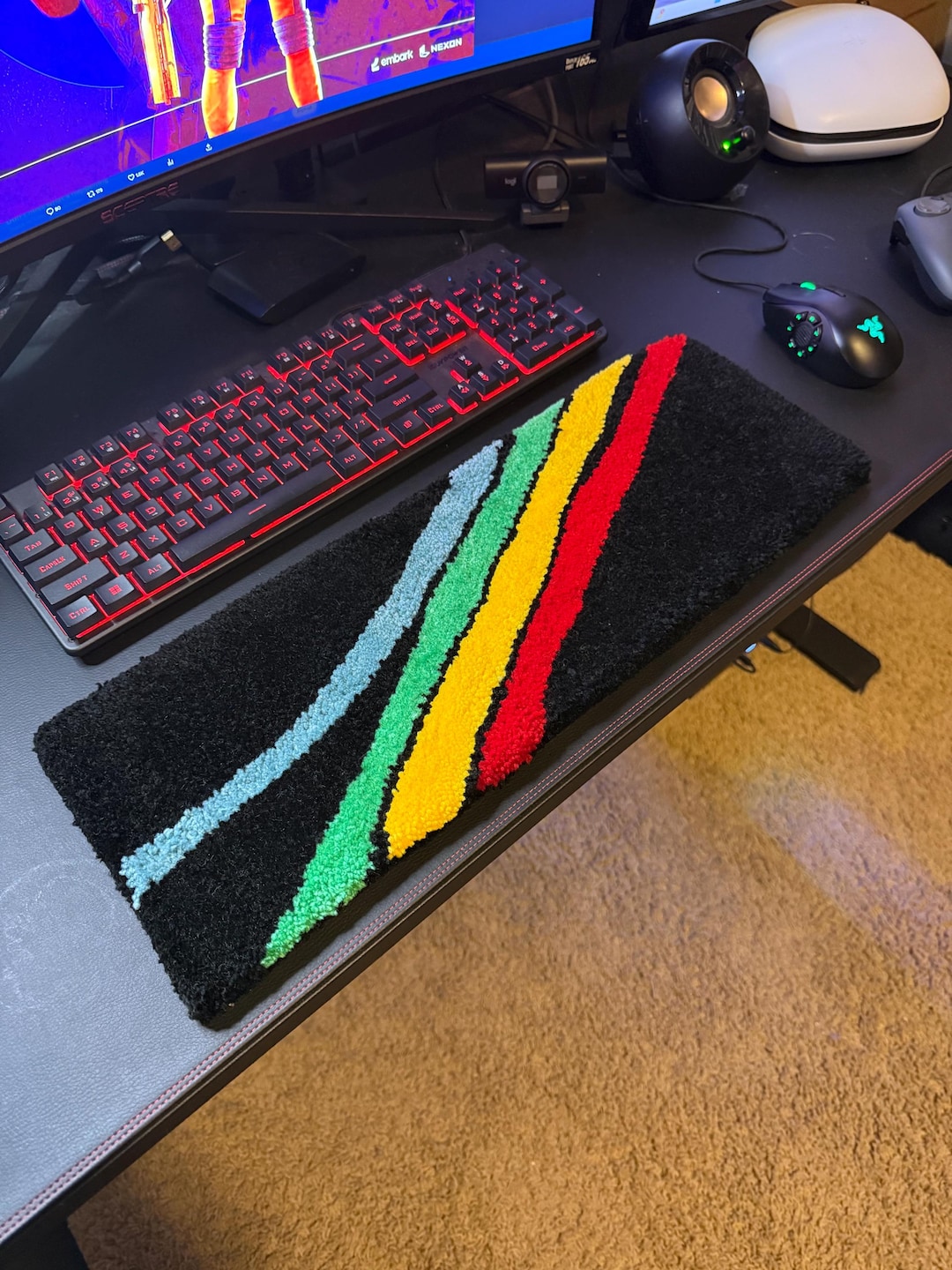 20” Arc Raiders Keyboard Rug - Etsy