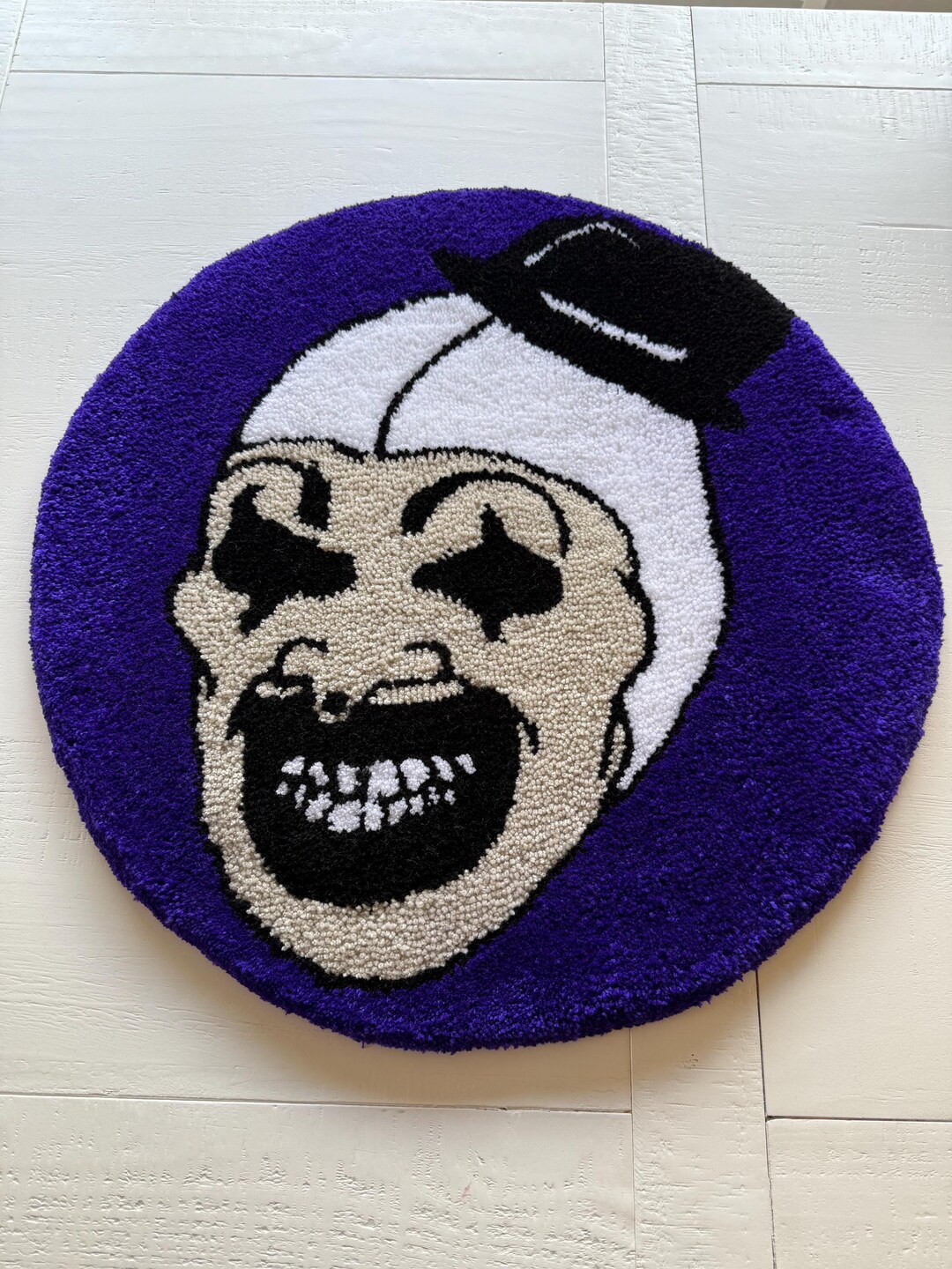 24” Art the Clown Rug - Etsy