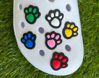 Paw Print Charm - Etsy