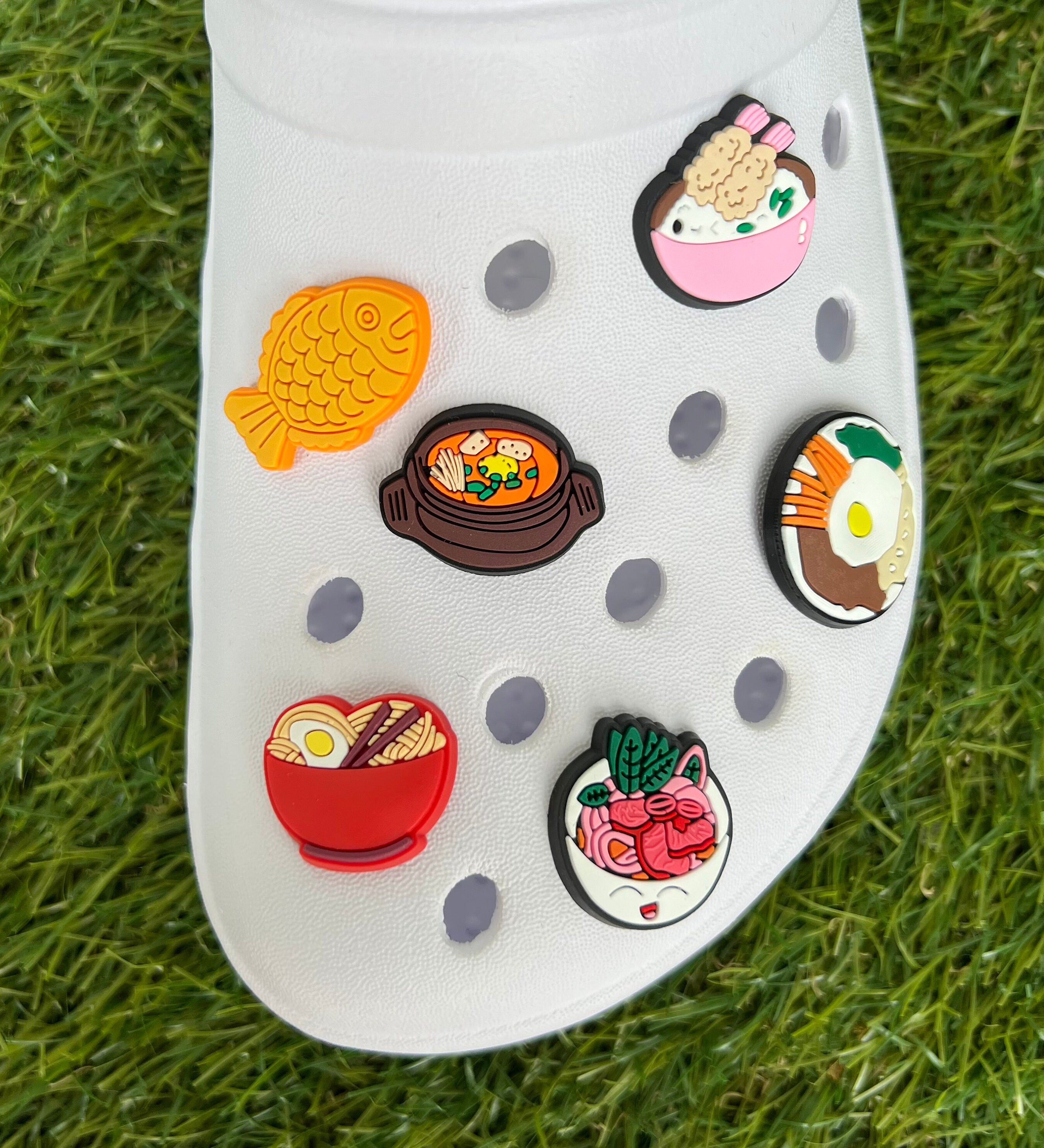 Asian Food Shoe Charm: Kawaii Ramen Shoe Clip - Pho - Sushi - Taiyaki ...