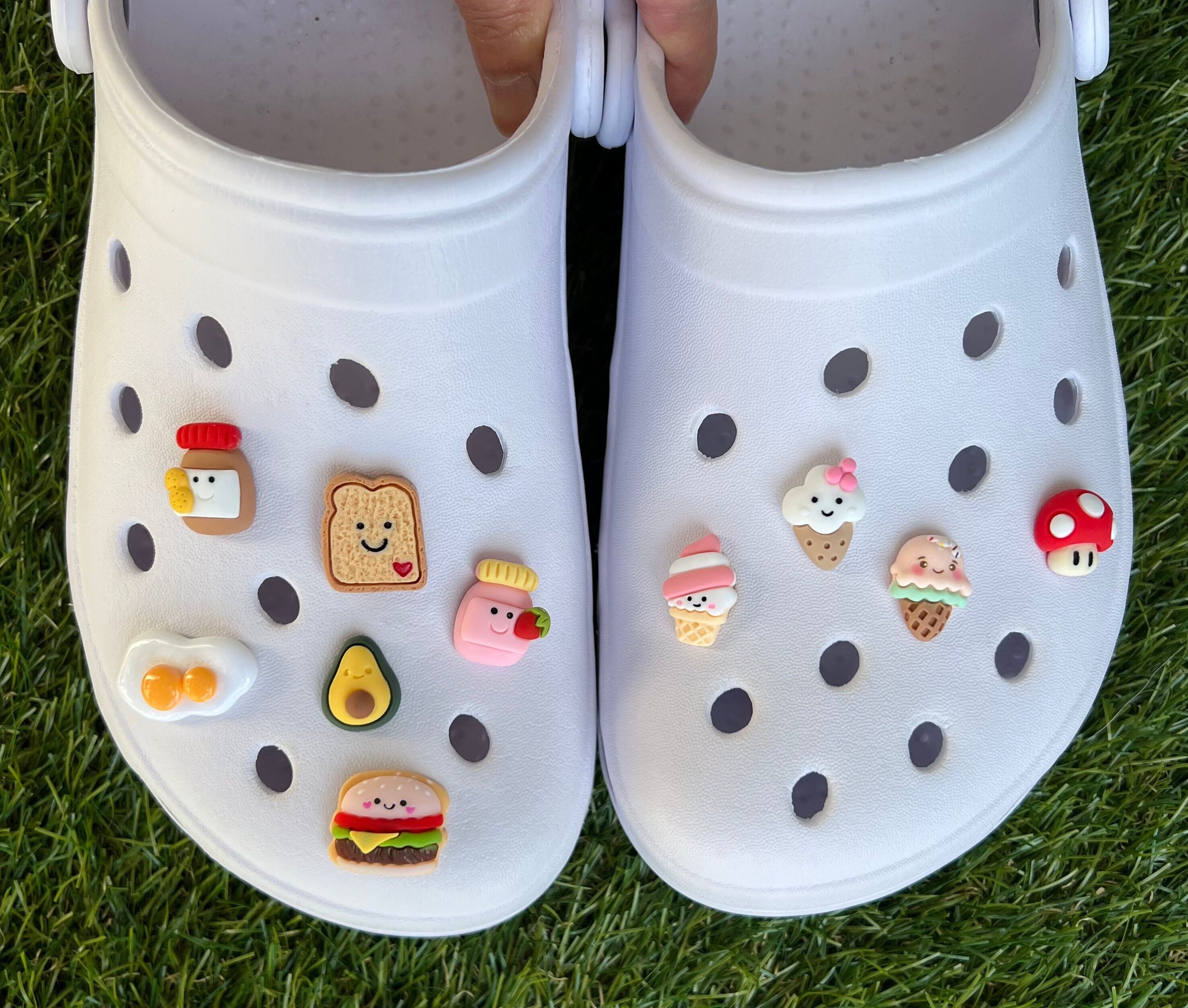 Kawaii Croc Charms 3D Food Shoe Charms Coffee Shoe Charm - Etsy