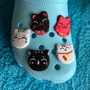 Cat Croc Charms Animal Lover Croc Charm Cute Shoe Charms Shoe ...