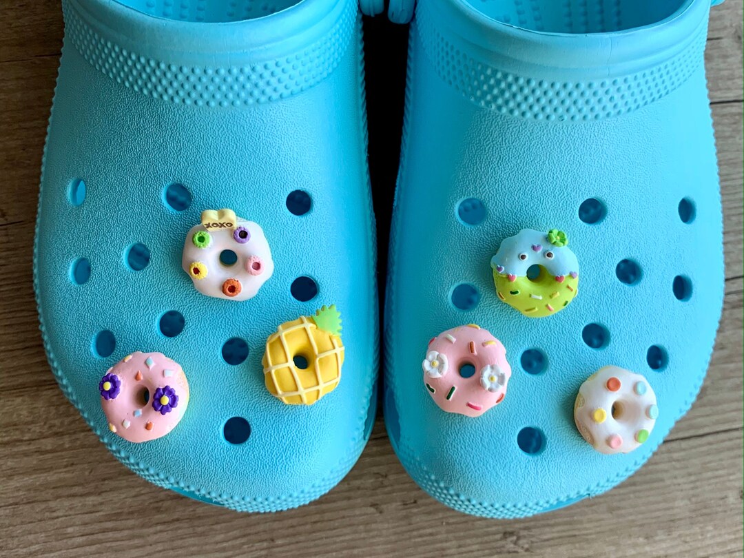 Realistic Donut Croc Charm 3D Shoe Charms Shoe Charms for Kids Food ...