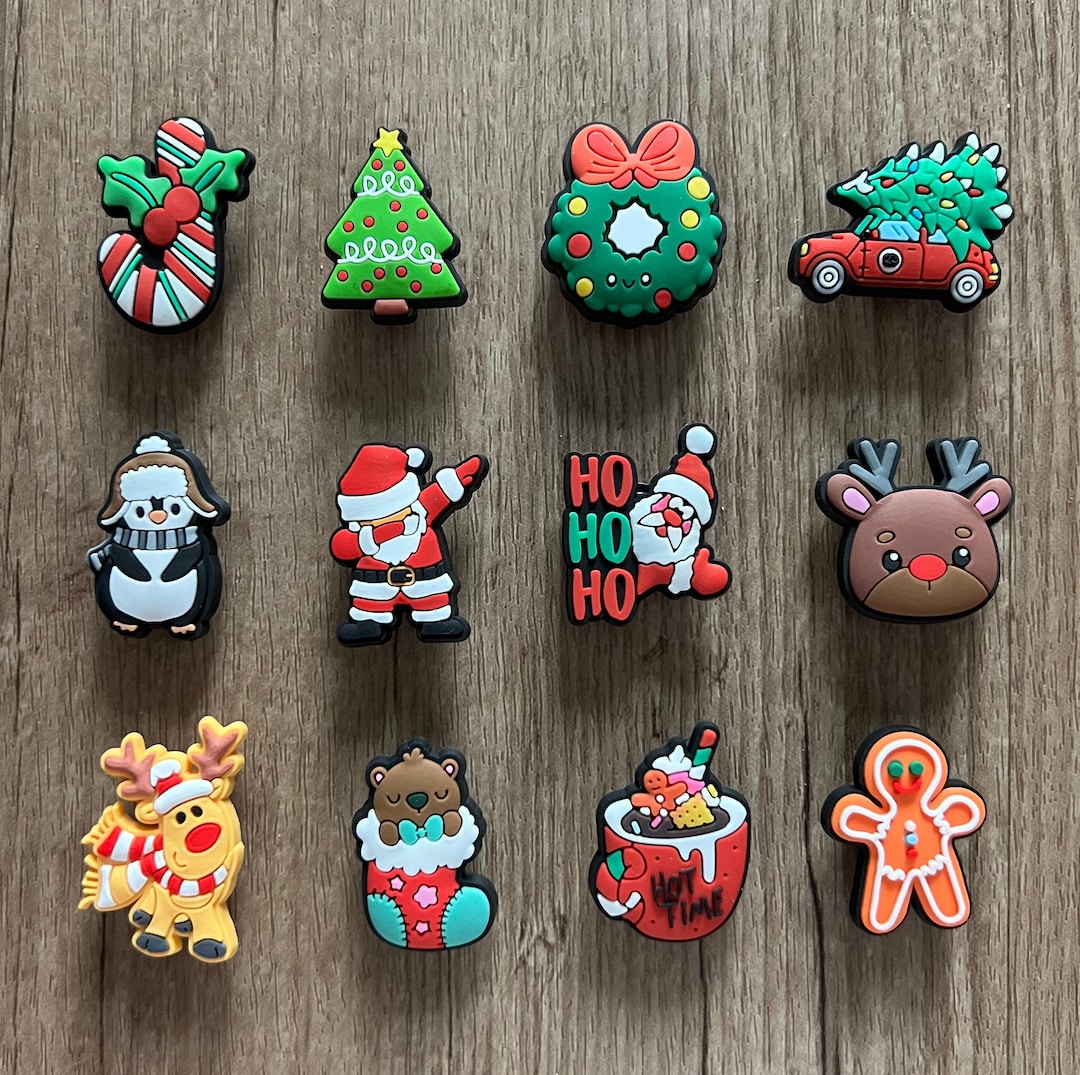 Christmas Croc Charms Holiday Shoe Charms Christmas Gift for Kids ...