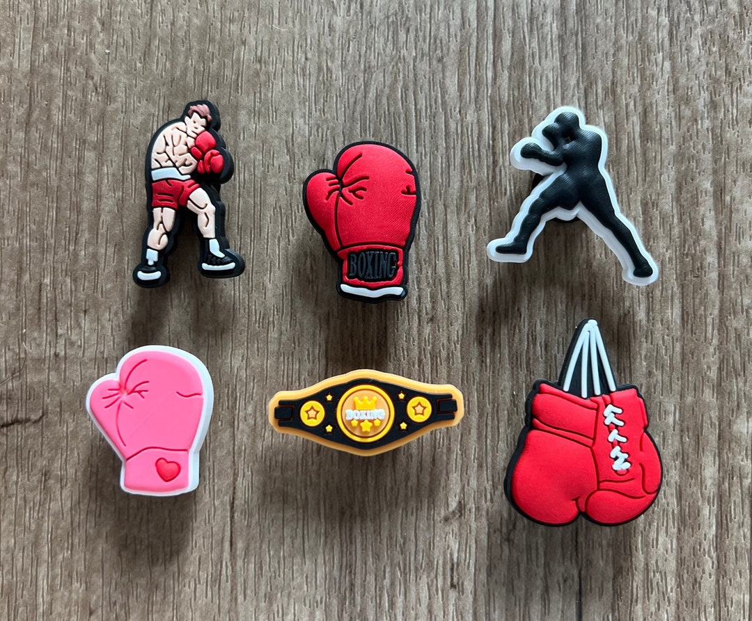 Boxing Shoe Charm - Sports Shoe Charm - Boxer Shoe Charm - Boxing Glove ...