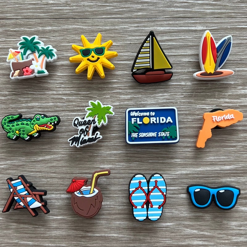 Miami Croc Charms - Etsy
