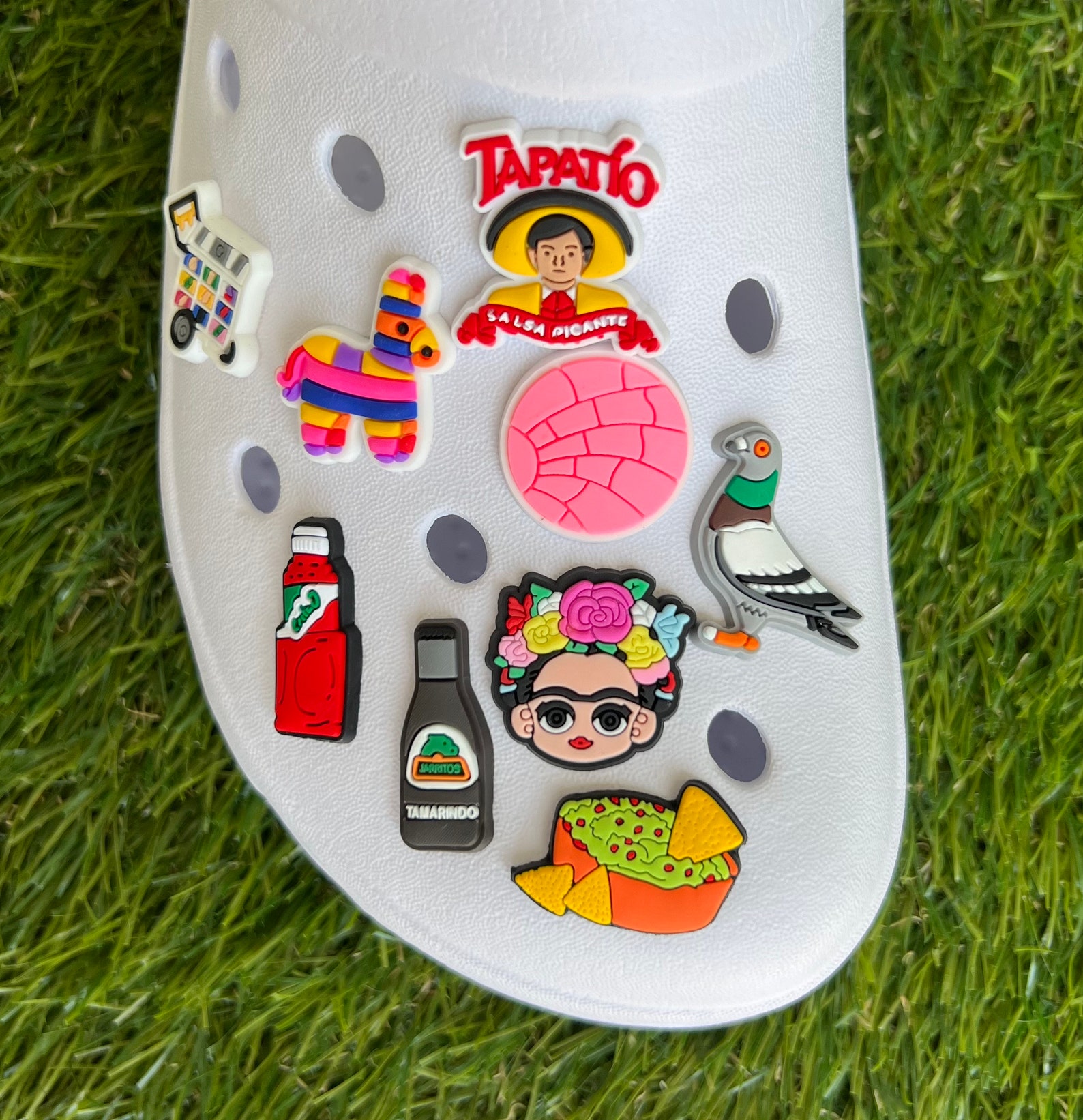 Mexican Hispanic Croc Charms Latino Shoe Clips Mexican - Etsy