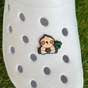 Cute Sloth Croc Charm Sloth Shoe Charms Cute Animals Shoe Pins Crocs ...