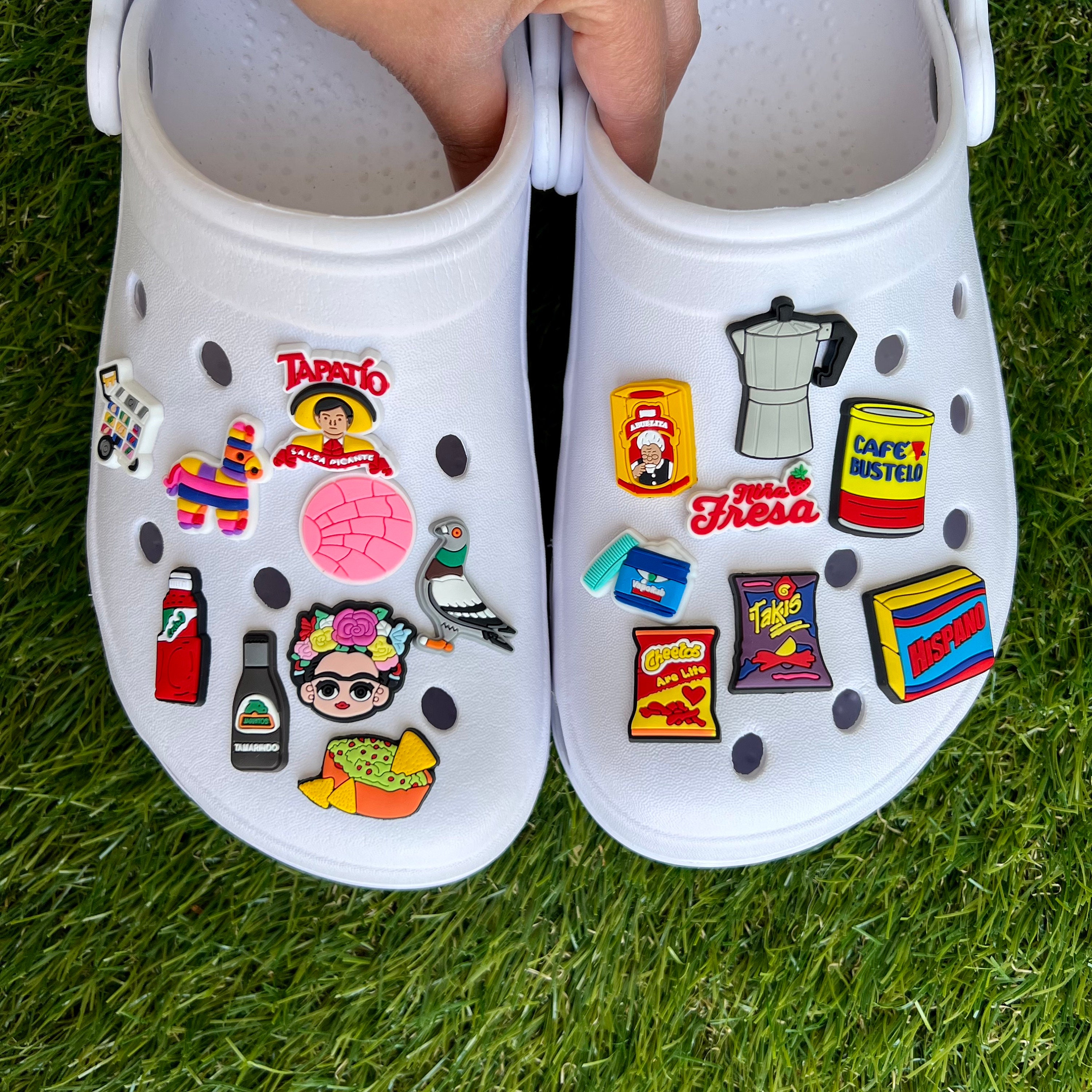 Mexican Hispanic Croc Charms Latino Shoe Clips Mexican - Etsy