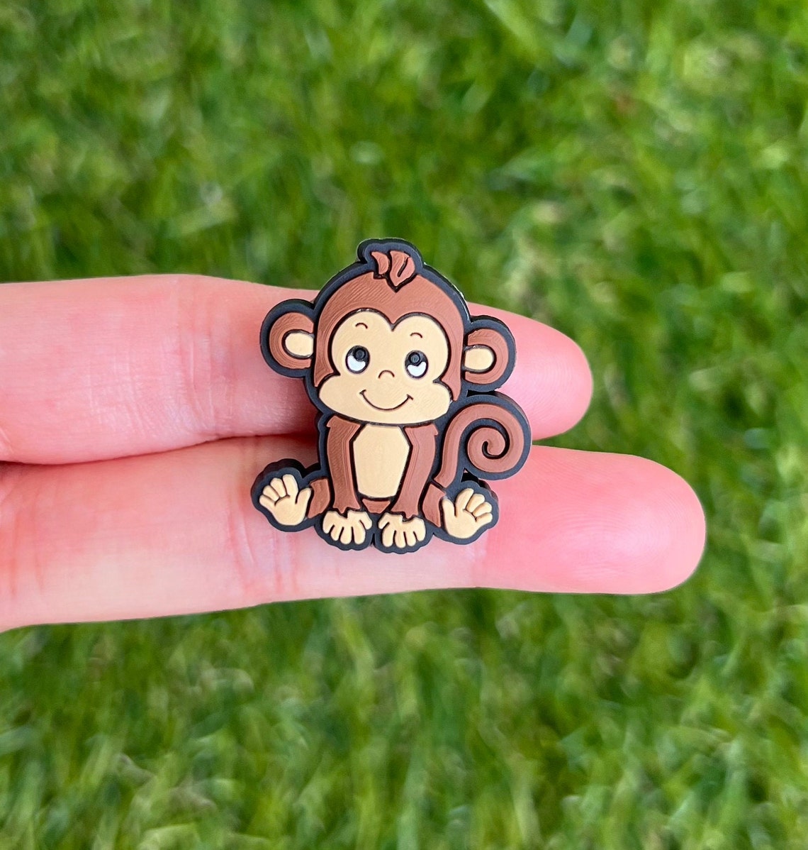 Cute Monkey Croc Charms Baby Monkey Shoe Charm Animal Shoe - Etsy