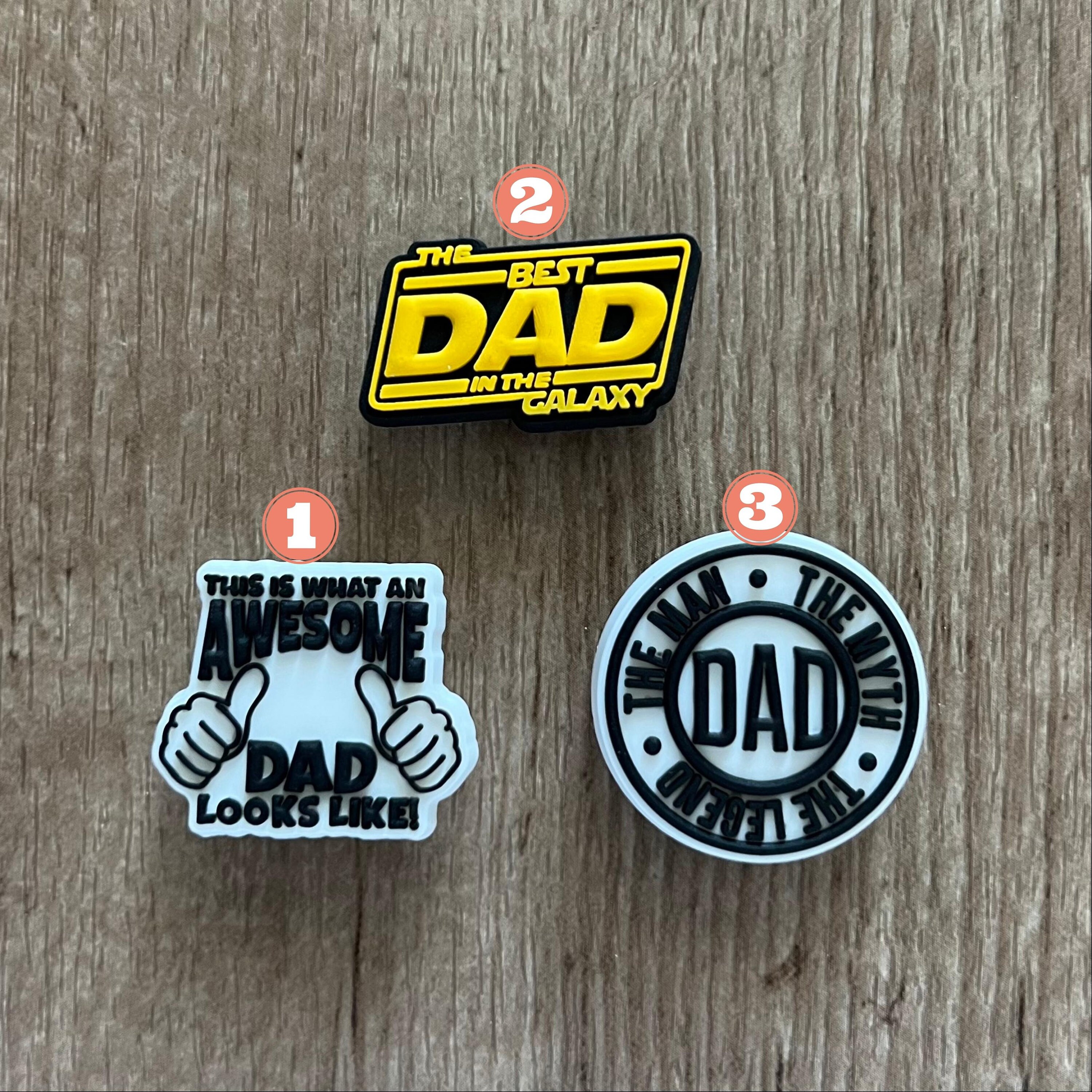 Best Dad Croc Charm Awesome Dad Shoe Charms Croc Charms - Etsy