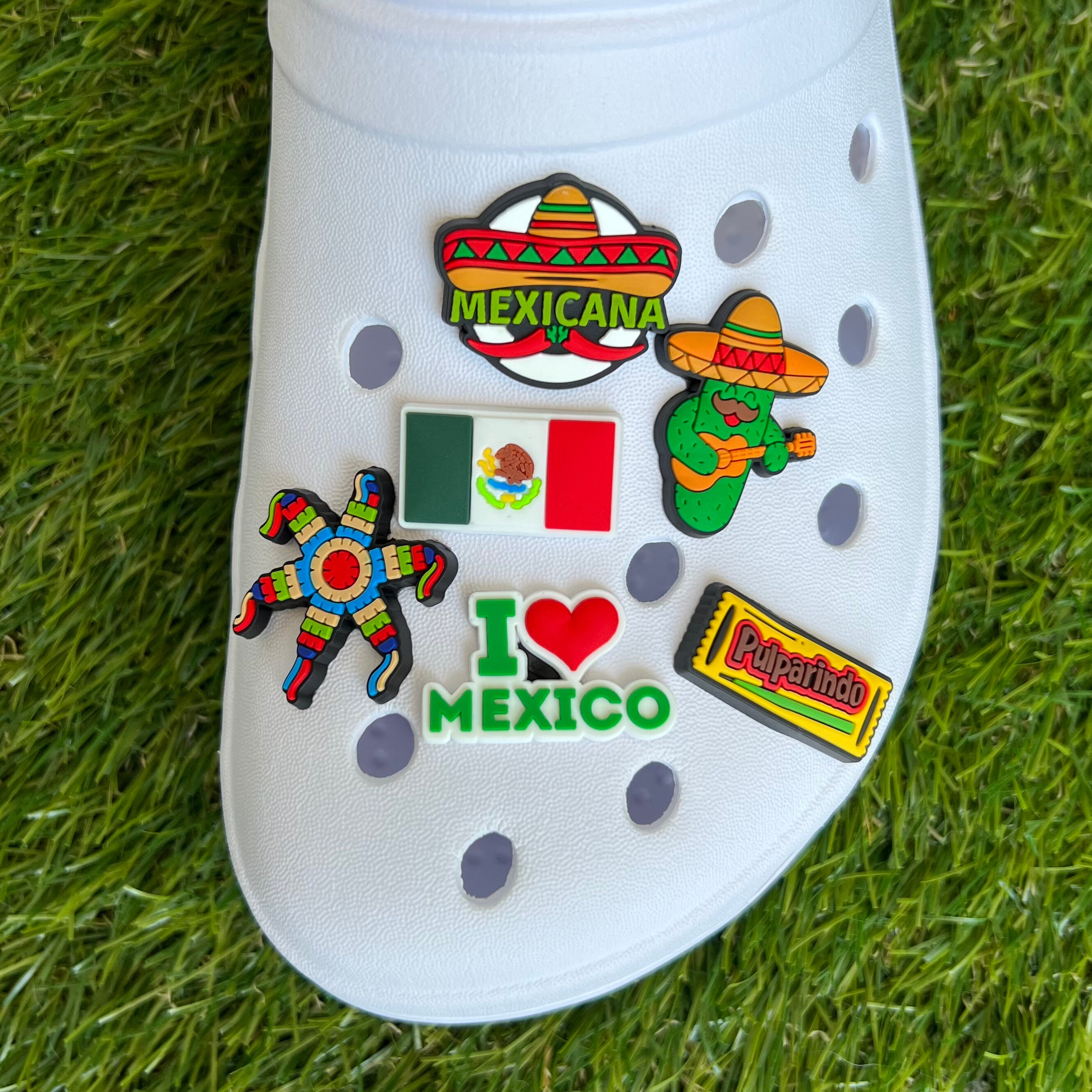 Mexican Croc Charms Mexico Croc Charm Latino Shoe Charms - Etsy