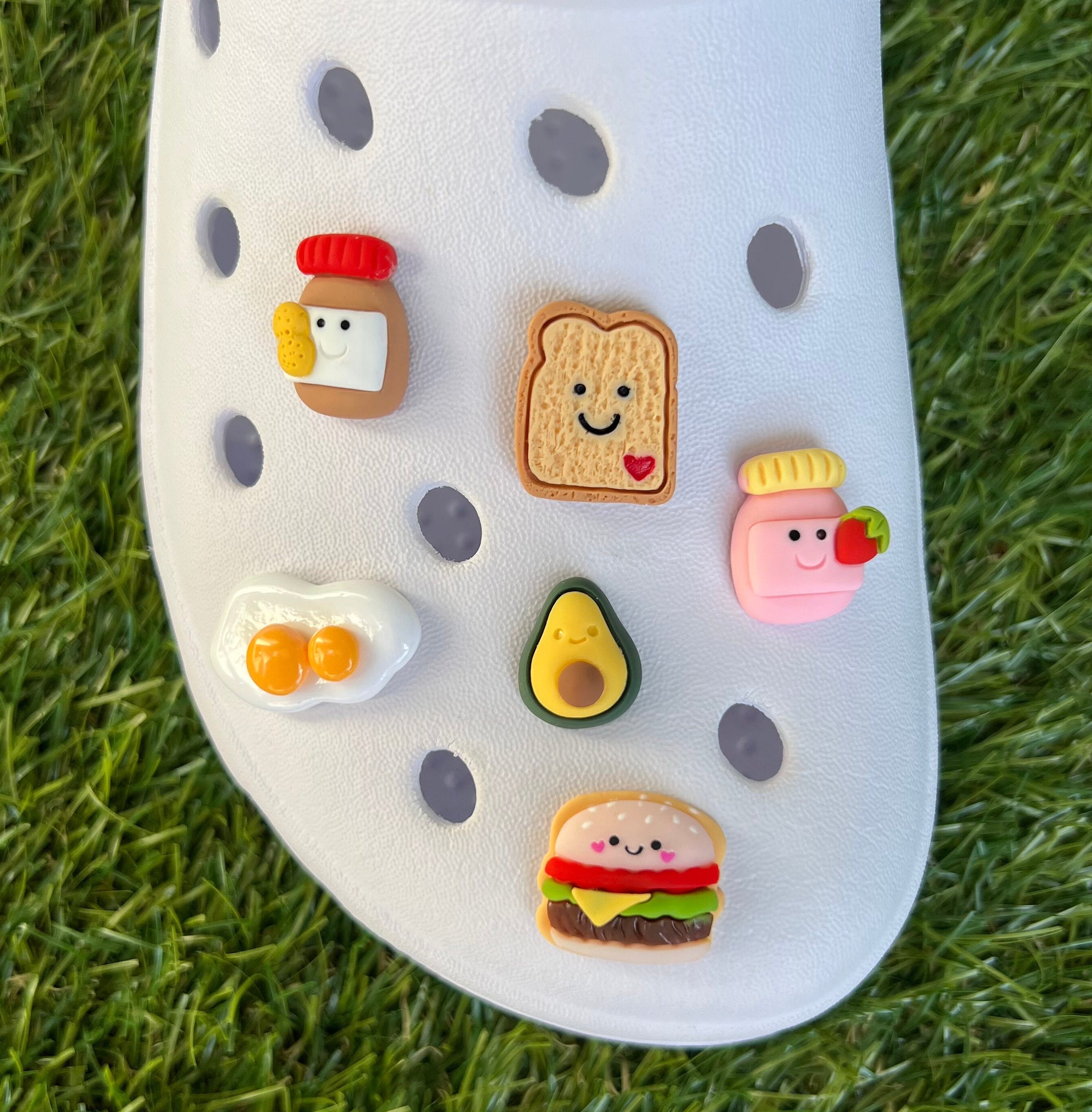 Kawaii Croc Charms 3D Food Shoe Charms Coffee Shoe Charm - Etsy