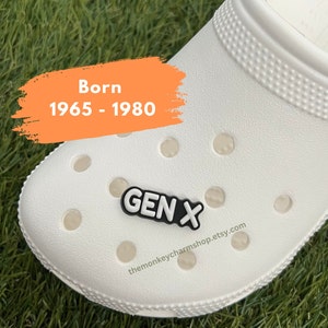 Generation Croc Charms Generation by Year Shoe Charm Gen Z - Etsy
