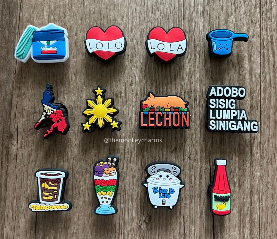 Filipino Culture Shoe Charms - Philippines Charm for Clogs - Filipino ...