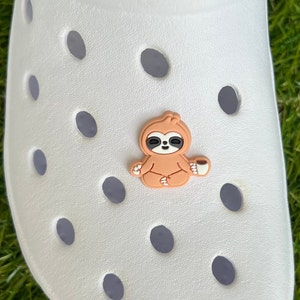 Cute Sloth Croc Charm Sloth Shoe Charms Cute Animals Shoe Pins Crocs ...