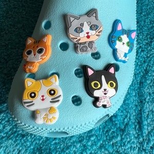Cat Croc Charms Animal Lover Croc Charm Cute Shoe Charms Shoe ...