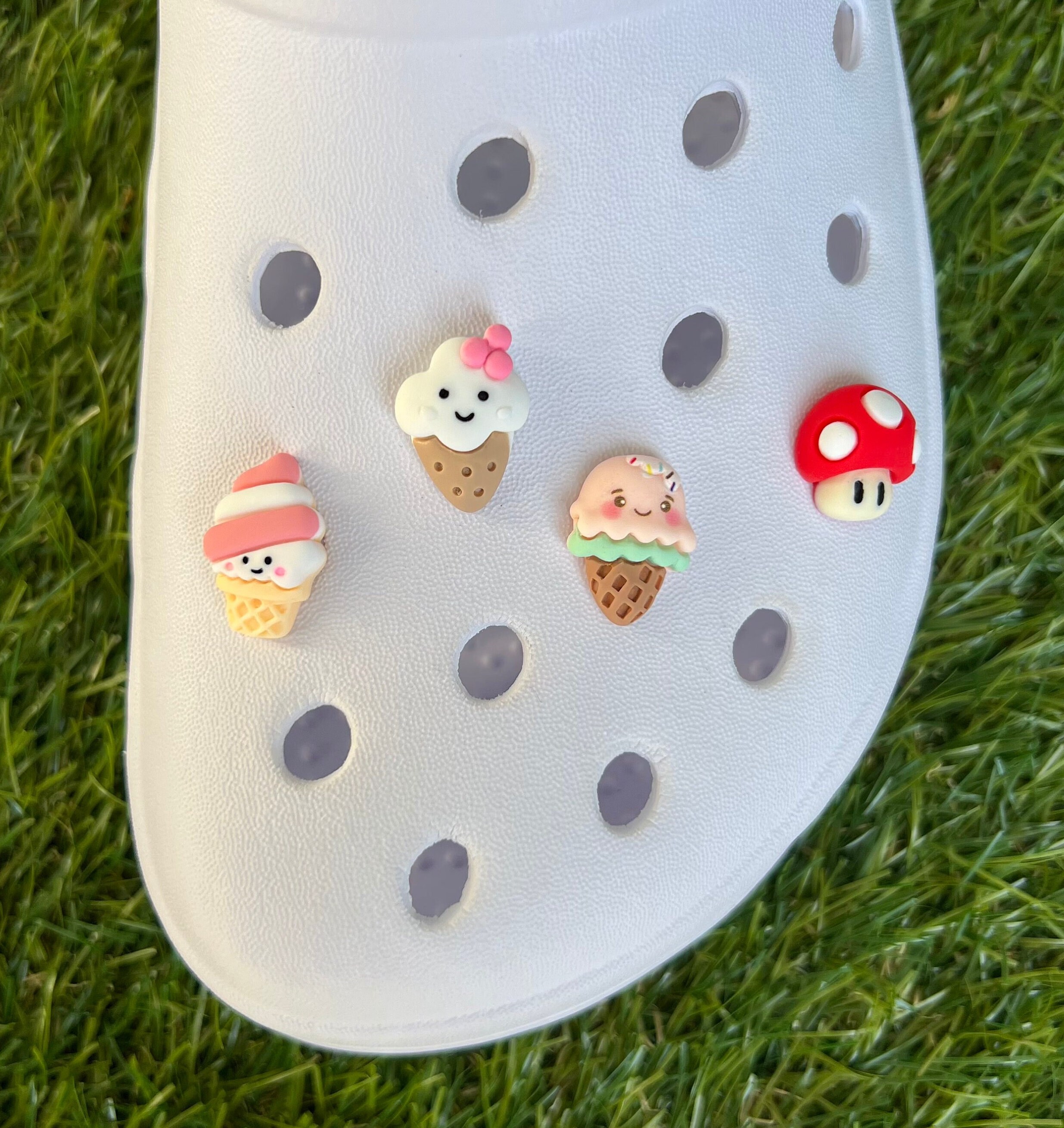 Kawaii Croc Charms 3D Food Shoe Charms Coffee Shoe Charm - Etsy