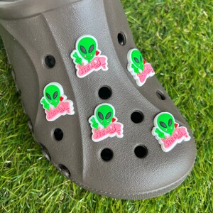 Cute Alien Croc Charms Stay Rad Alien Shoe Charm Stay Cool Shoe Clips ...