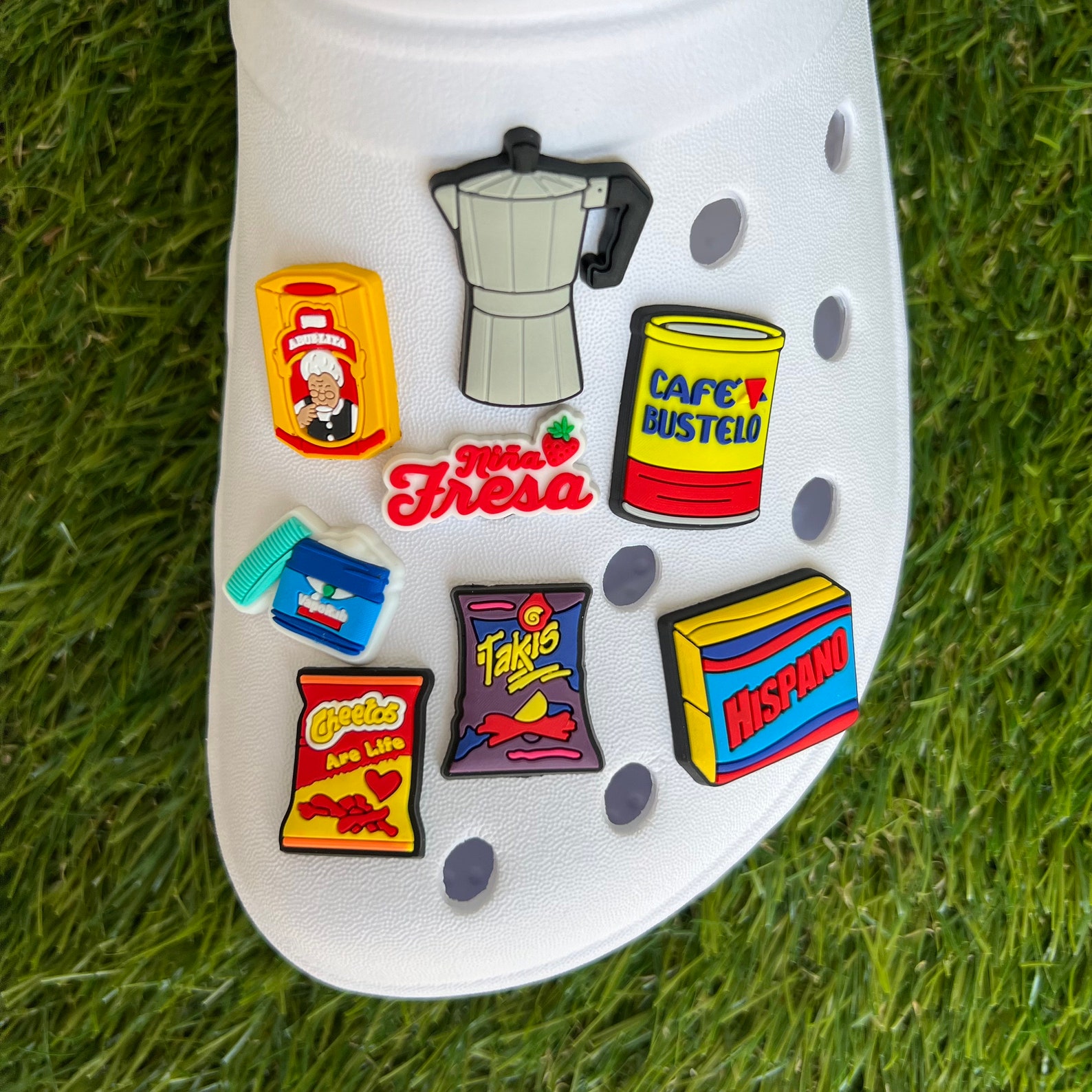 Mexican Hispanic Croc Charms Latino Shoe Clips Mexican - Etsy