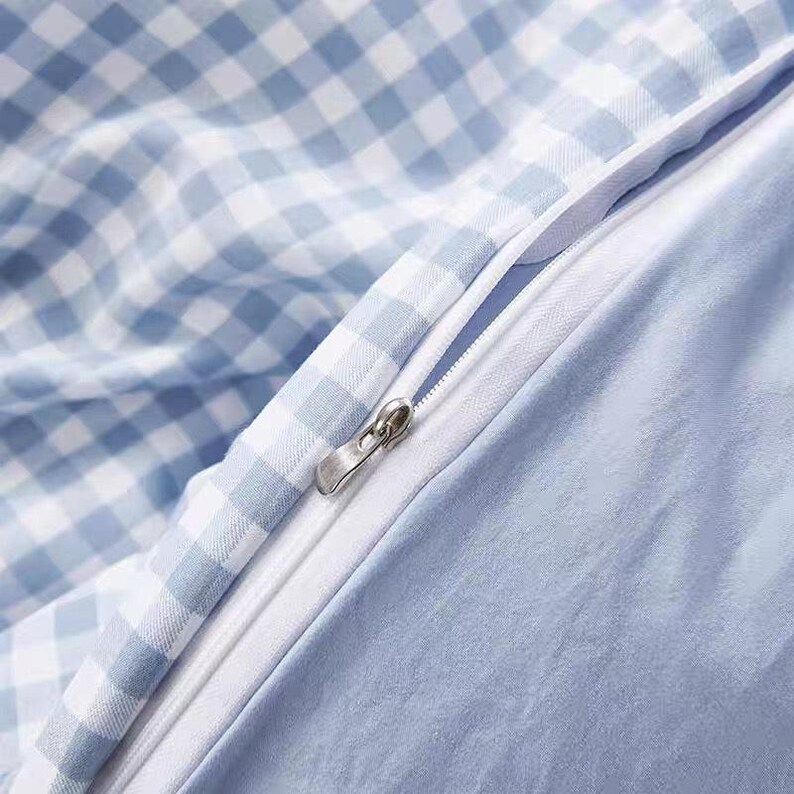 Plaid, Striped Cotton Duvet Cover Queen, Bedding Cotton Duvet Covers ...