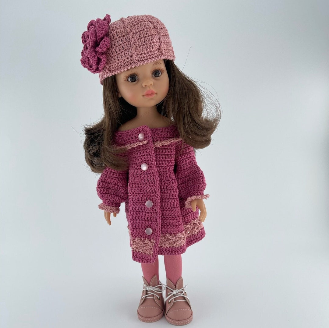 Custom Crotcheted Dress and Beret for Paola Reina Doll - Etsy