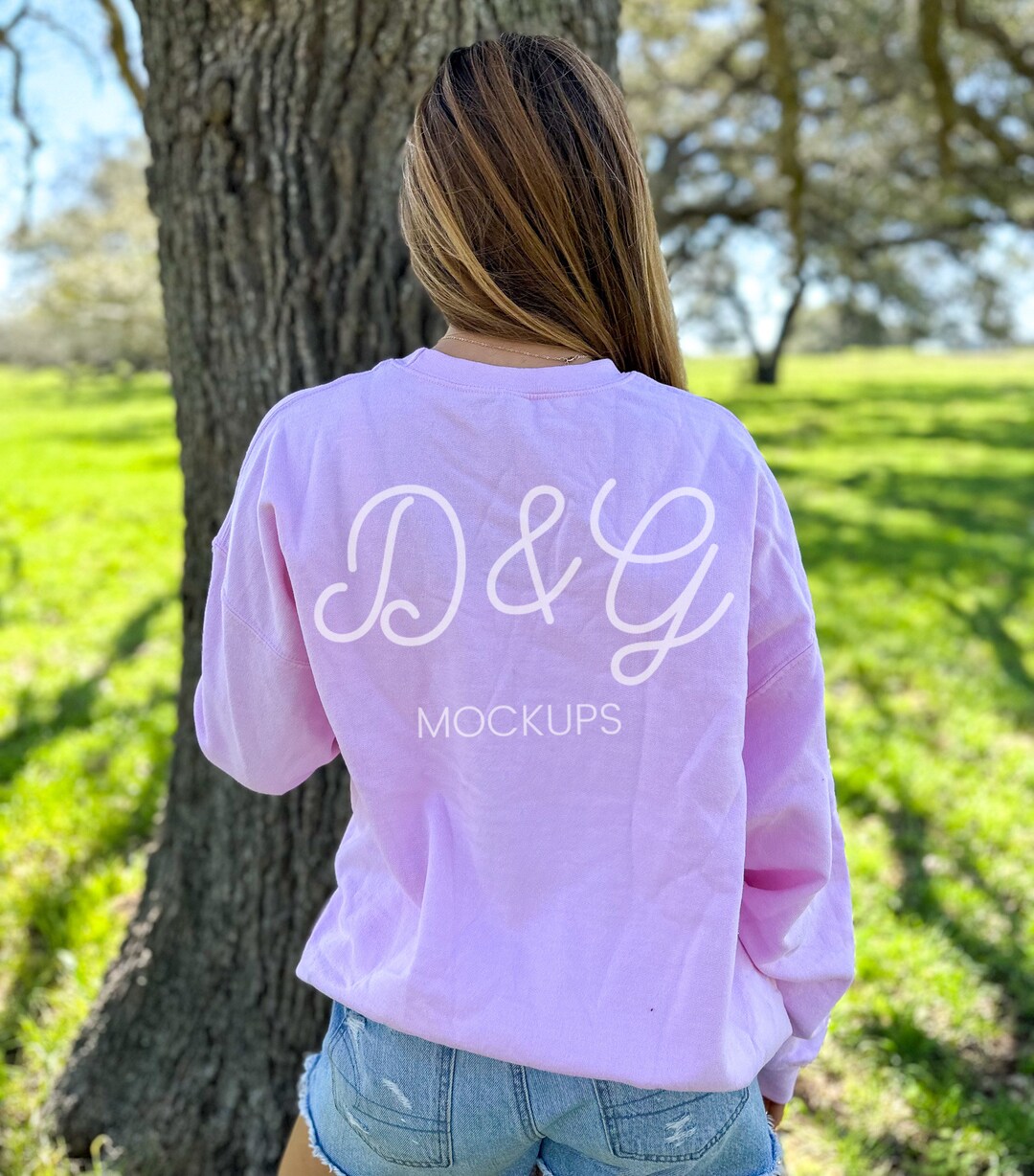 Gildan Light Pink Mockup 18000 Mockup Boho Mockup Edgy Mockup Gildan ...