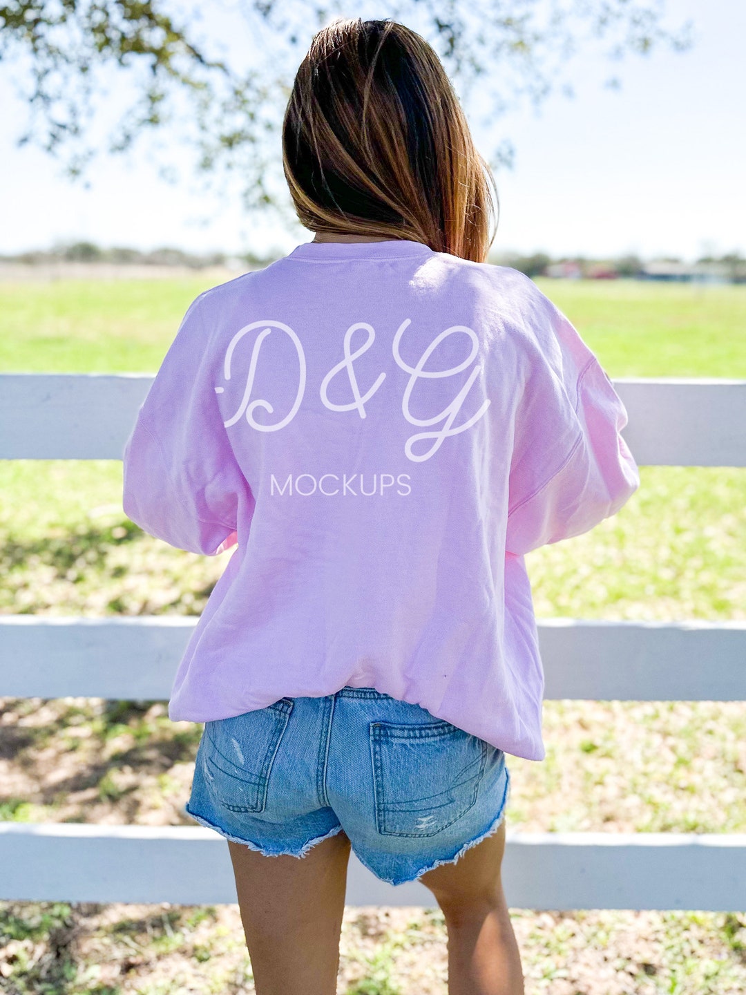 Gildan Light Pink Mockup 18000 Mockup Boho Mockup Edgy Mockup Gildan ...