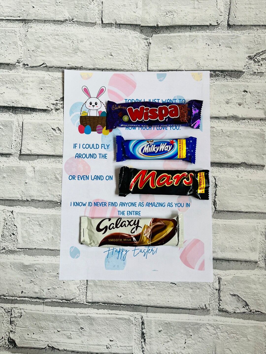 Easter Chocolate Poem, Chocolate Poem, Easter Chocolate Gift for ...