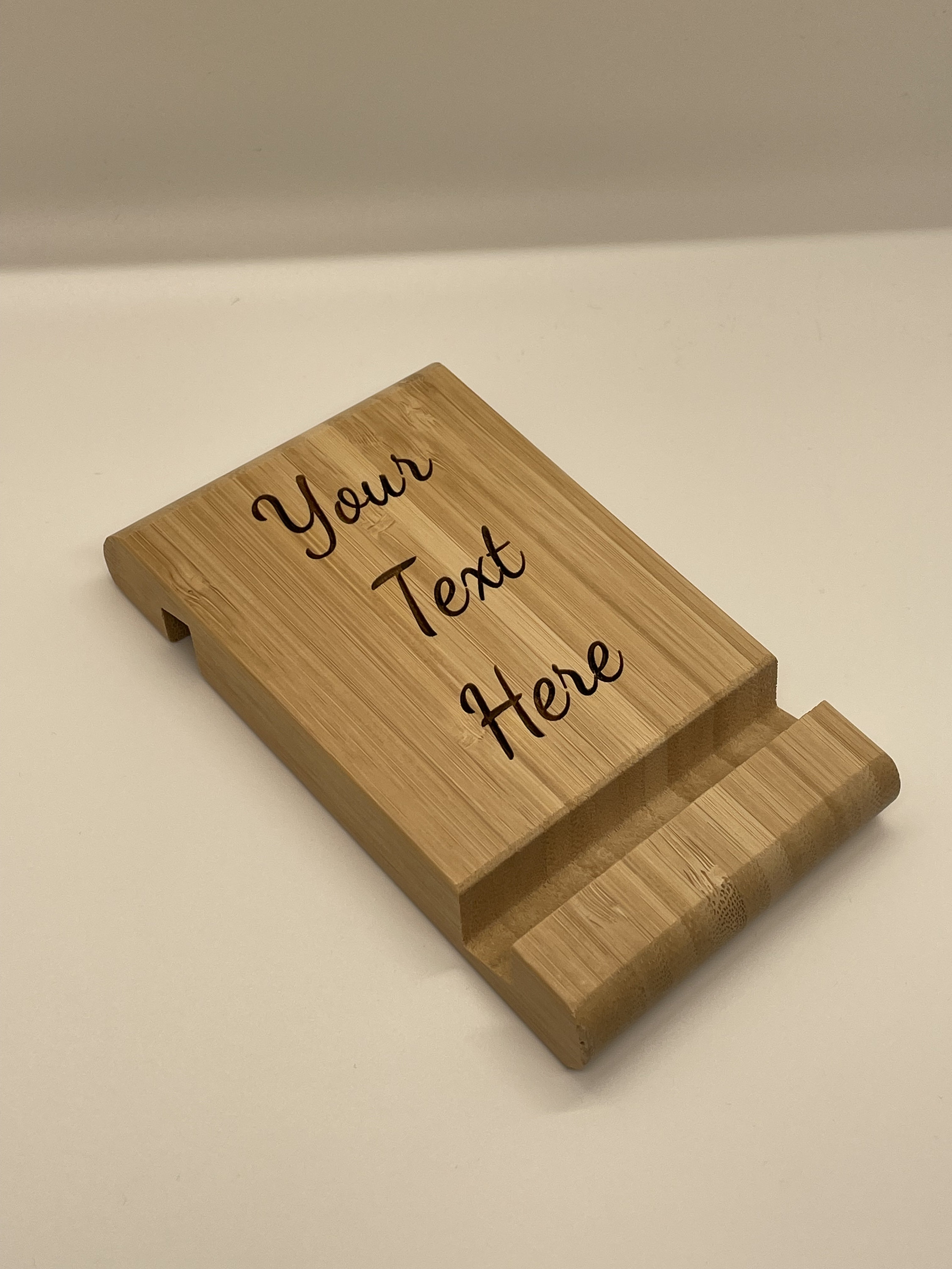 Wooden Engraved Phone Stand Custom Phone Holder - Etsy Canada