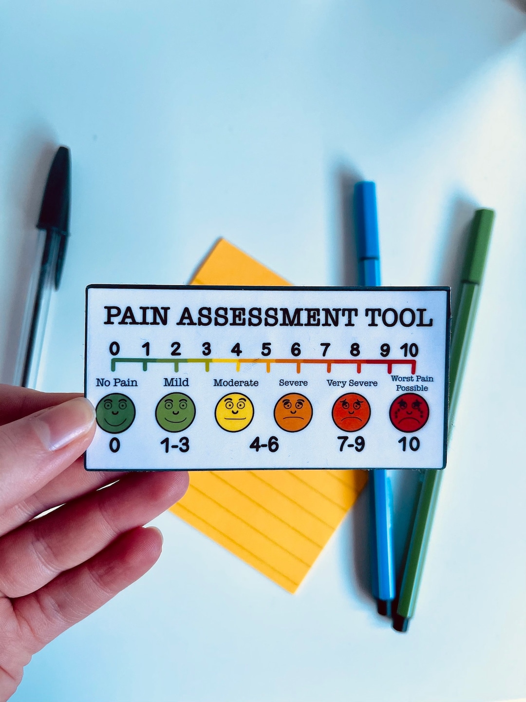 Pain Assessment Tool Sticker Medical Healthcare Students - Etsy
