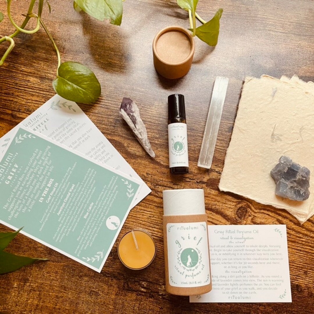 Grief Ritual Box, Grief Care Package, Sympathy Gift Box, Altar Kit ...