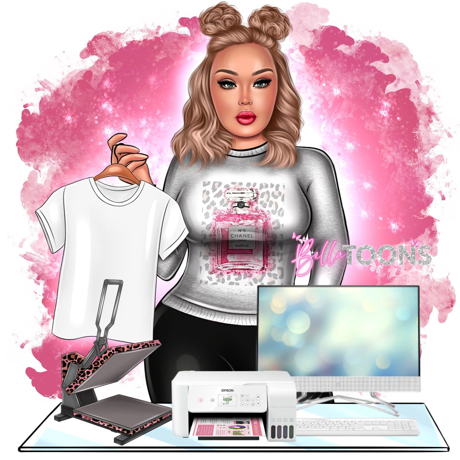 Crafting Logo Design, T-shirts Designer Logo, Tumbler Designer Logo ...