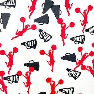 Confetti- Cheerleaders and Megaphone- 170 Pieces | Cheer Theme | Sport ...