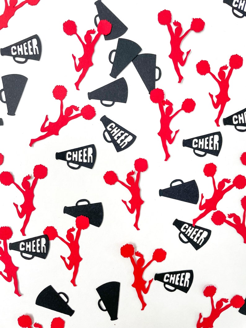 Confetti Cheerleaders and Megaphone 170 Pieces Cheer Theme - Etsy