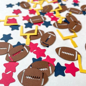 Confetti- Football, Goal Posts, Stars- 200 Pieces | Football Theme ...